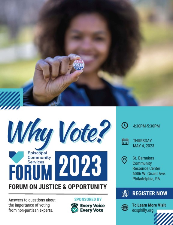 Why Vote? Forum on Justice and Opportunity | Every Voice, Every Vote
